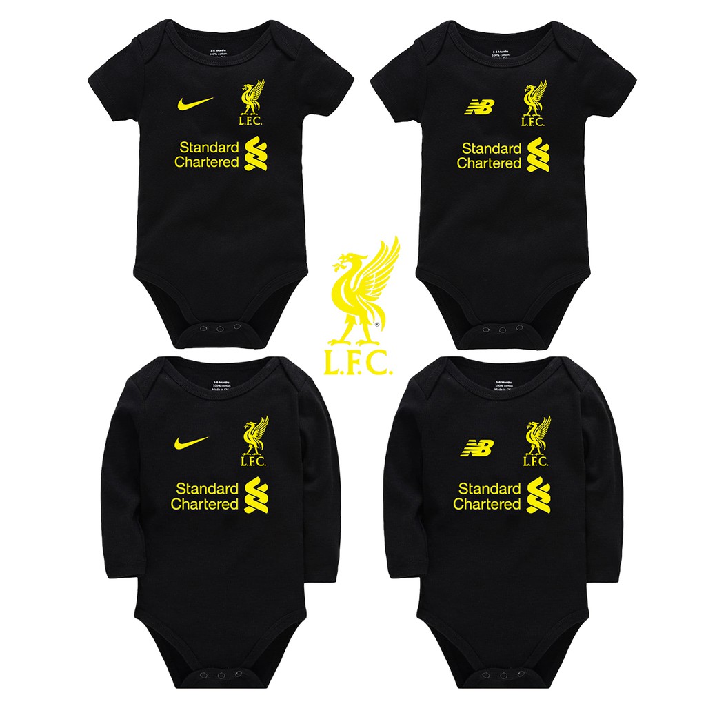 LFC Black Romper Yellow Logo Short And Long Sleeve | Shopee Malaysia