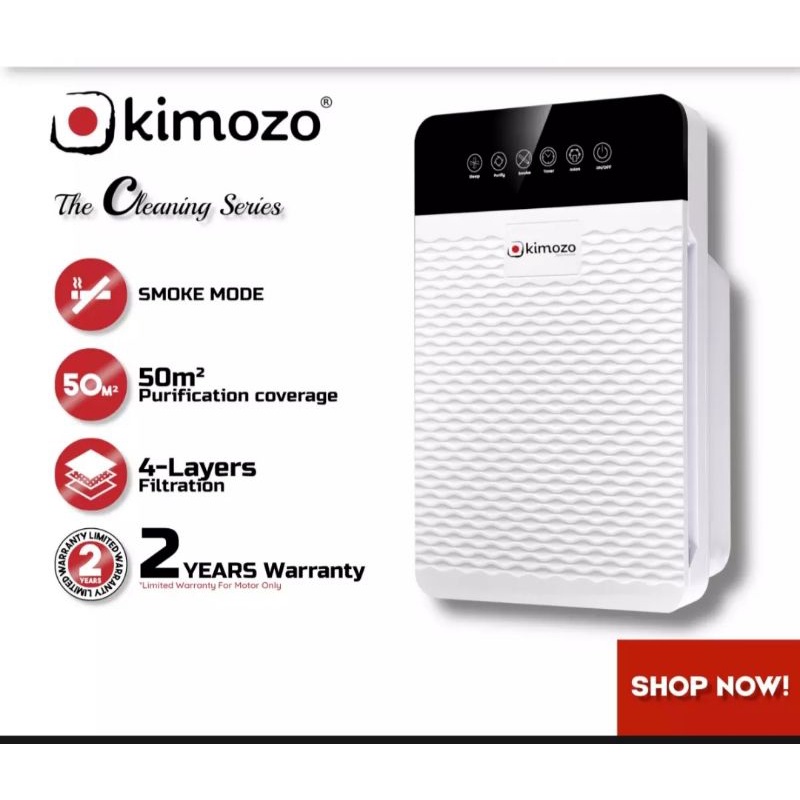 KIMOZO Anion Air Purifier With Smoke Mode | Shopee Malaysia