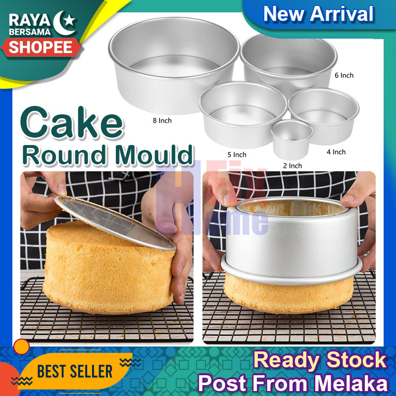 Baking Round Deep Cake Mould 2/4/6/8 inch Loyang Kek Bulat 烘焙蛋糕圆形模具 ...