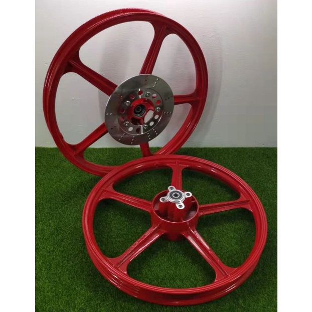 KAWASAKI AR80 - FULL SET SPORT RIM FULL COP ENKEI BATANG 5 SIAP BEARING ...