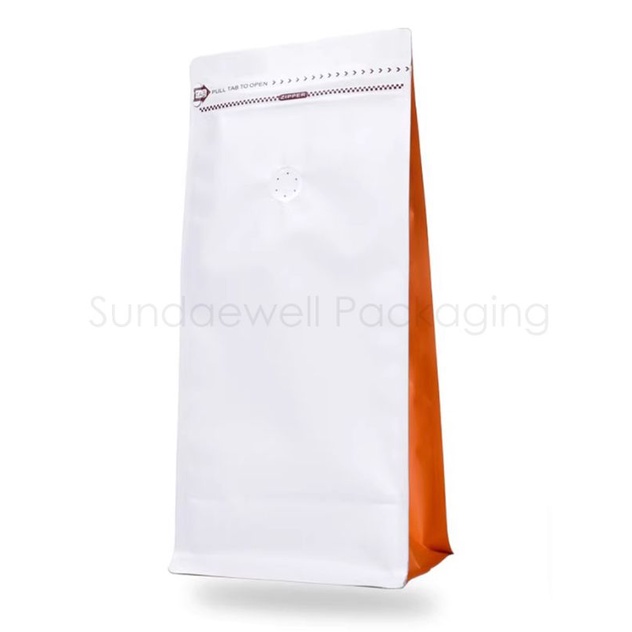 1000g 1kg Aluminium One Way Valve Coffee Mix Colour Bean Bag Airtight ...