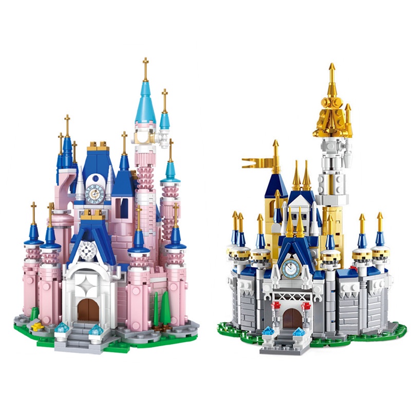 Disney Princess Castle House Building Blocks Compatible Kit Bricks ...