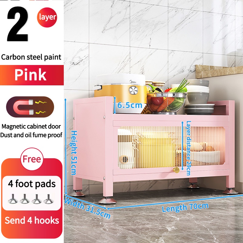 Rak Kabinet Dapur Kitchen Cabinet Rack Microwave Oven Cabinet Kitchen ...