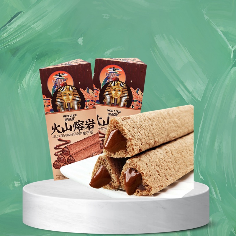 Triangle Wafer Stuffed With Chocolate Wafers Bitgis Imported Snacks 1 ...