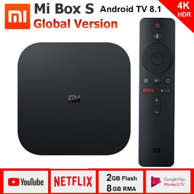 Xiaomi Mi Box S Global Version (Pre-installed Apps) | Shopee Malaysia