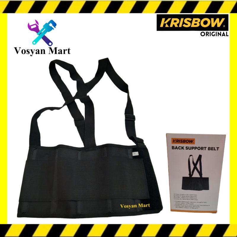 Krisbow Back Support L || Krisbow Back Seat Belt || Krisbow Safety Belt ...