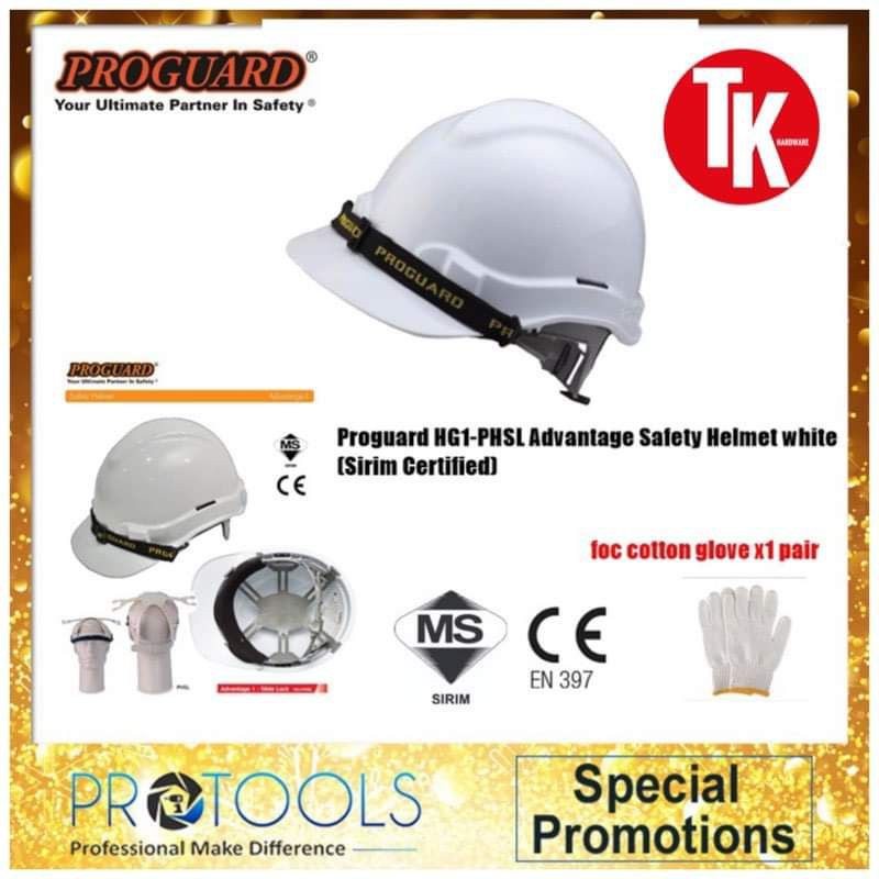 PROGUARD HGI-PHLSL ADVANTAGES SAFETY HELMET (SIRIM CERTIFIED) | Shopee ...