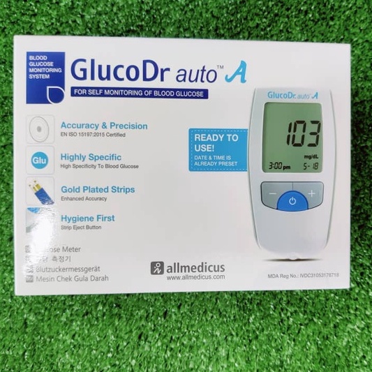 Gluco Dr Auto Self Monitoring Blood Glucose Meter | Shopee Malaysia
