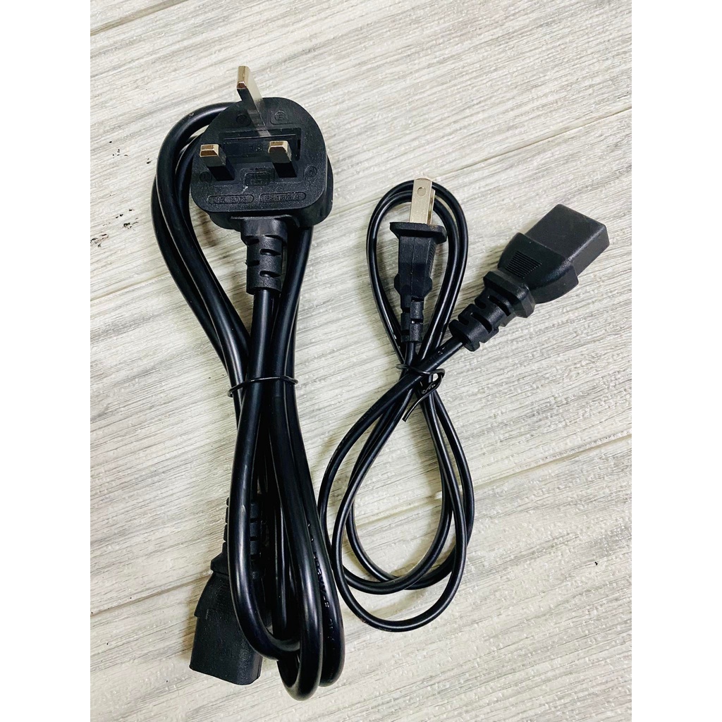 3PIN / 2PIN AC CORD WAYAR 13A CABLE PLUG COMPUTER / RICE COOKER ...