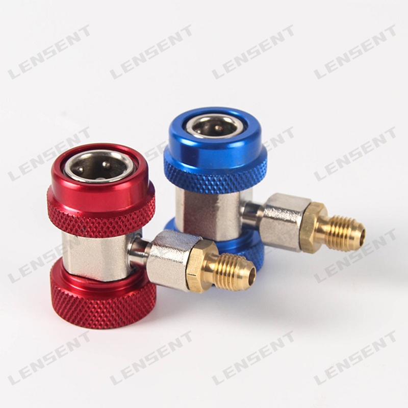 Lensent AC R134a Quick Connector Adapter Low High HVAC refrigerant ...