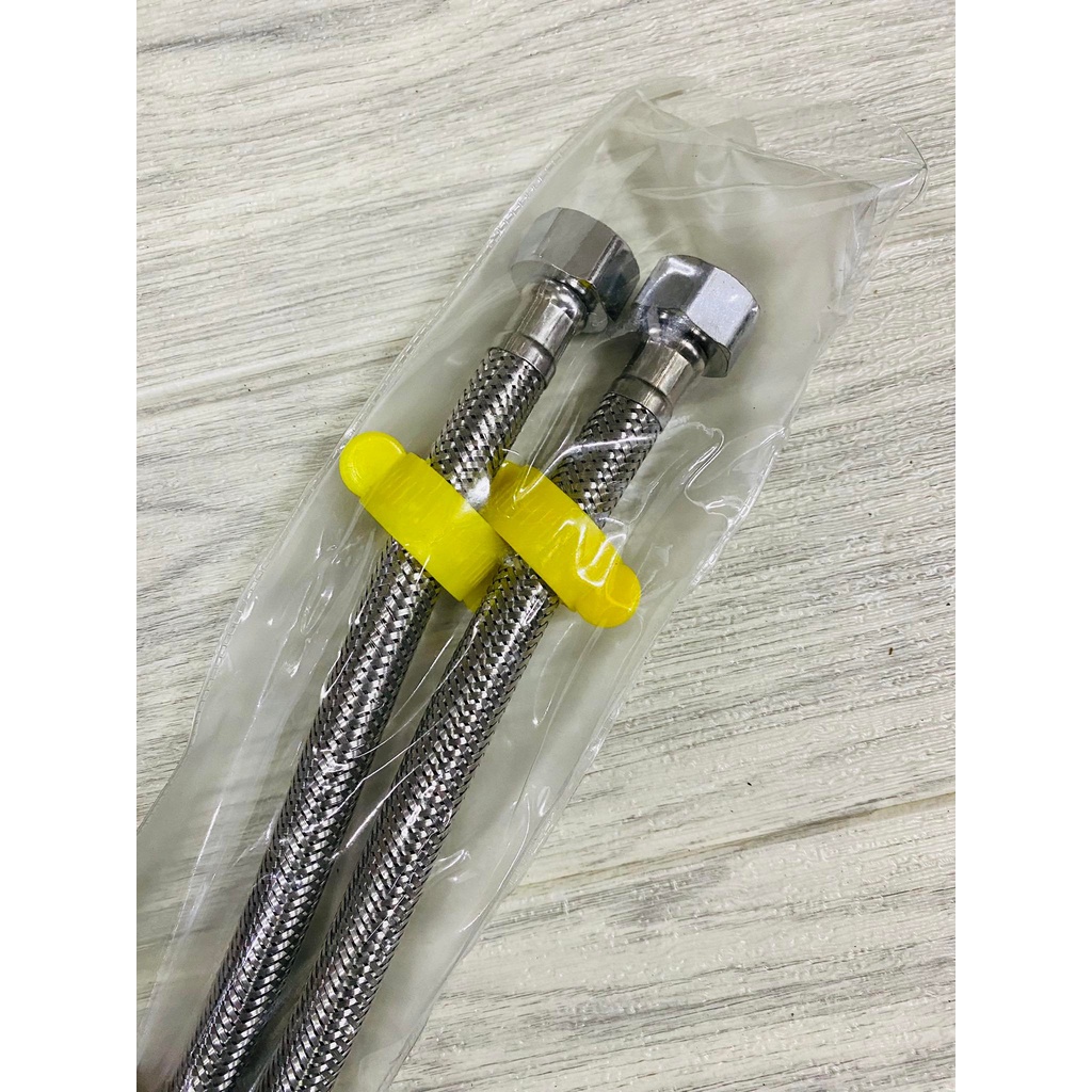 Stainless Steel Bathroom Water Heater Shower INLET hose 1/2" Basin ...