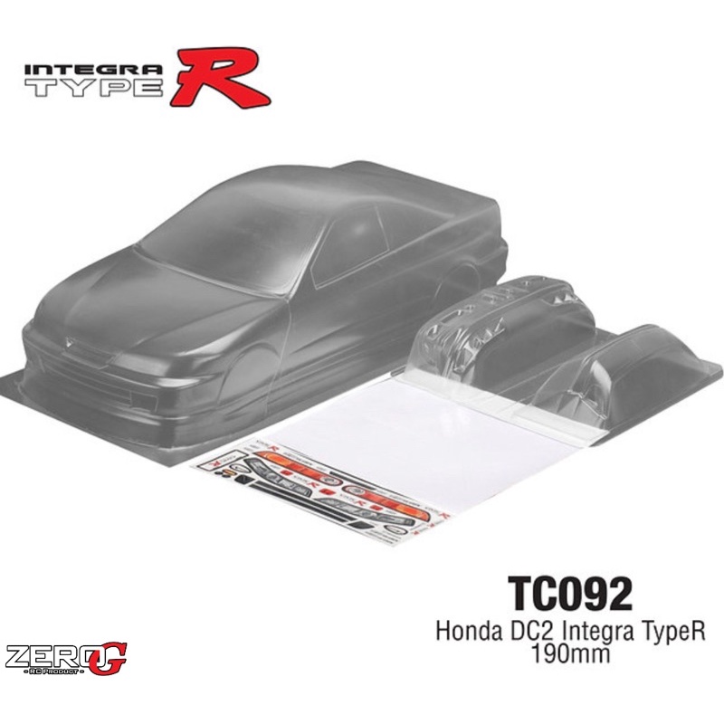 Team C 1/10 RC Car Clear Bodyshell 190mm 200mm R32 350z Fairlady Hilux ...