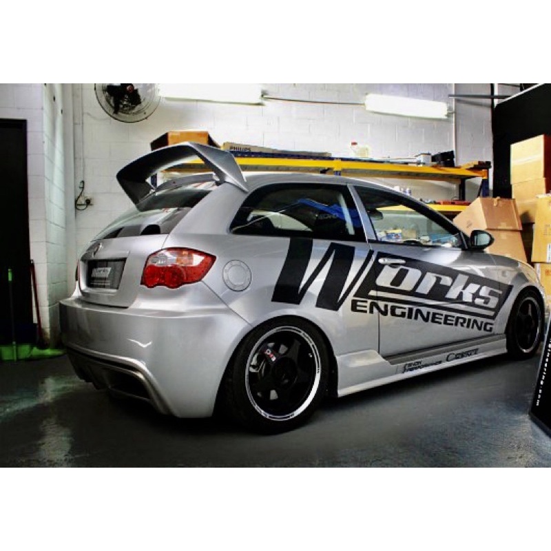 proton satria neo works engineering style bodykit body kit front side ...