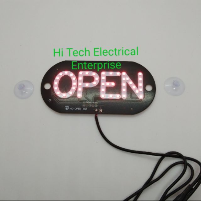 LED DISPLAY MINI SIGN BOARD - OPEN | Shopee Malaysia