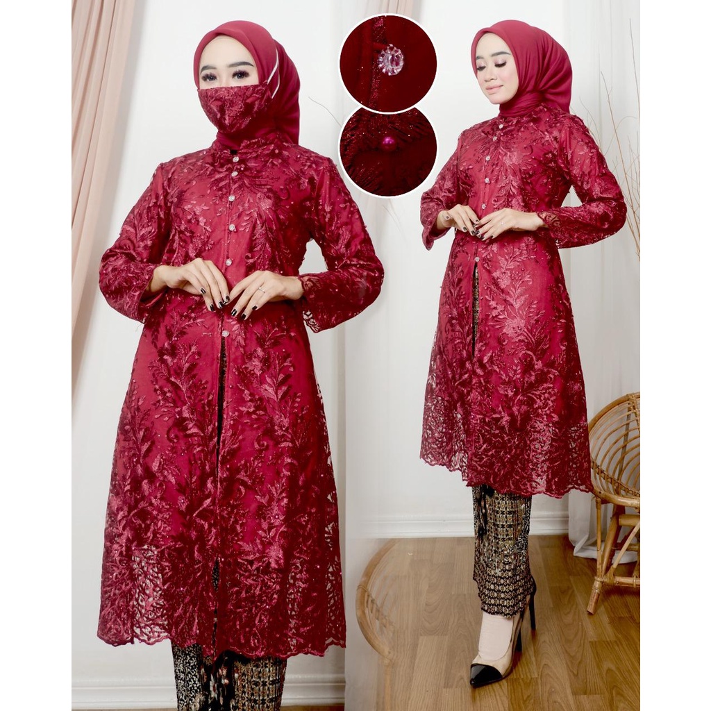 Fatimaah busui friendly tunic Set LD 130 | Modern Kebaya | Traditional ...