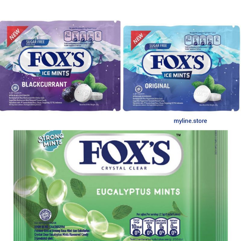 Fox's Ice Mints Candy Foxs Ice Mints Candy Fox's | Shopee Malaysia