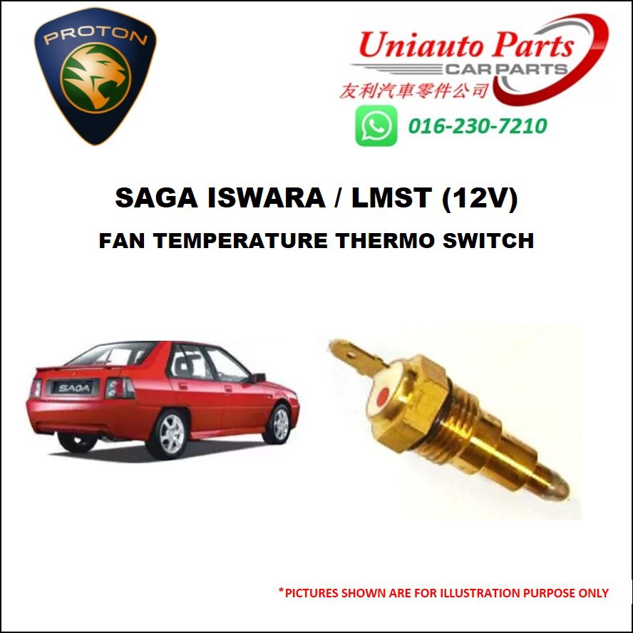 PROTON SAGA ISWARA / LMST (8/12V) FAN TEMPERATURE THERMO SWITCH SENSOR ...