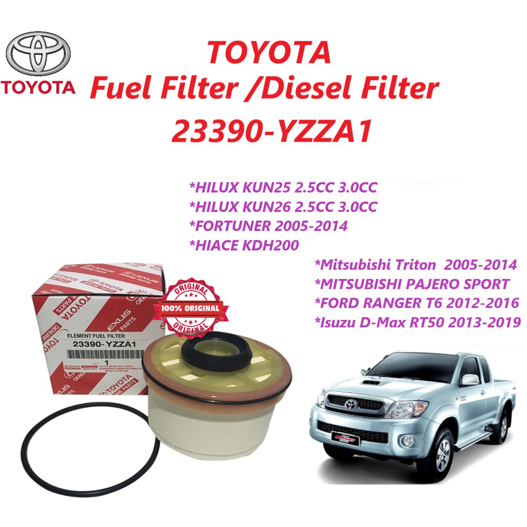 TOYOTA Fuel Filter / Diesel Filter 23390-YZZA1-Toyota Hilux /Fortuner ...