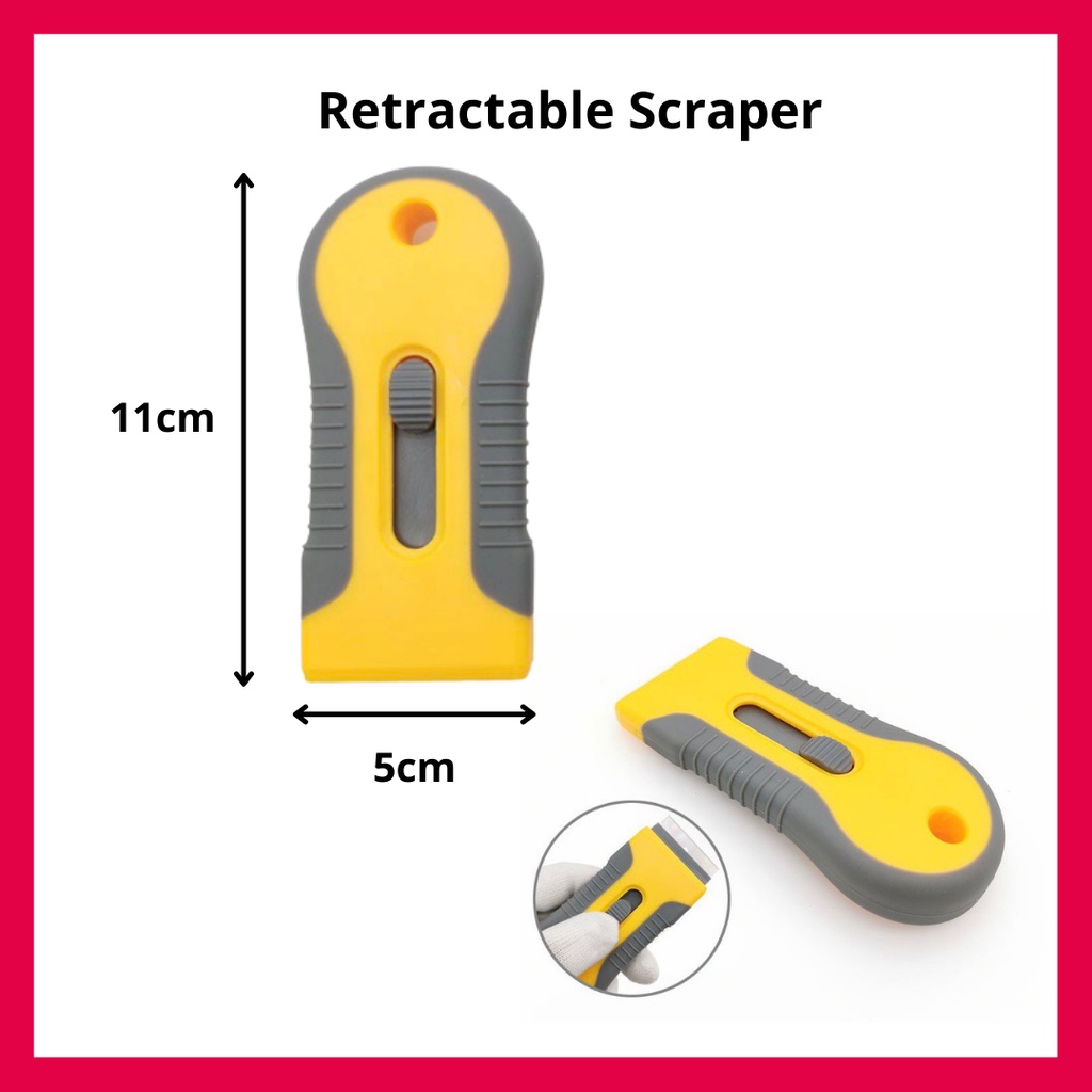 Scraper Tinted Tools Razor Blade Metal Plastic Pisau Pembersih Window ...
