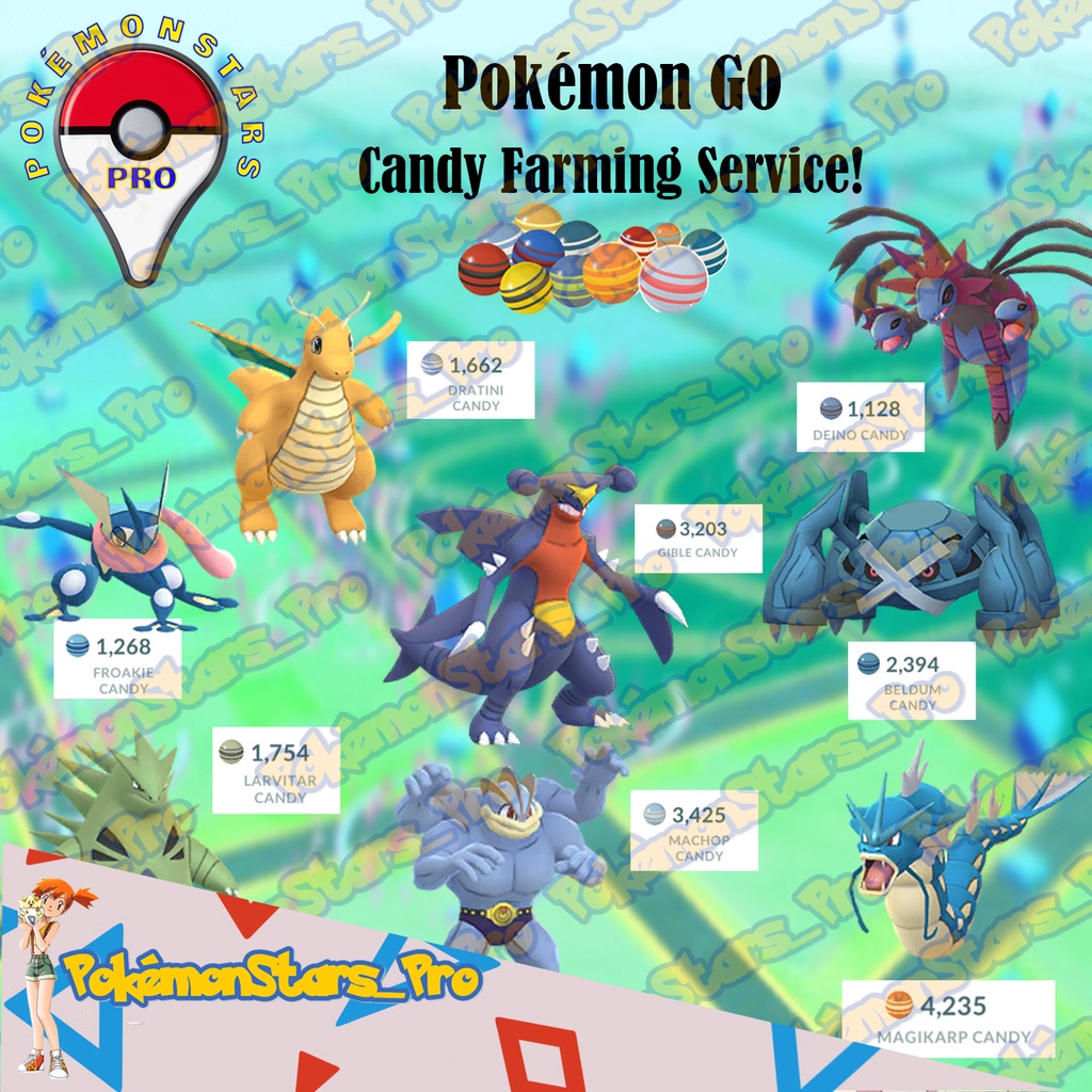 🍬Pokémon GO - Premium Candy Farming Service!! 🍬 | Shopee Malaysia
