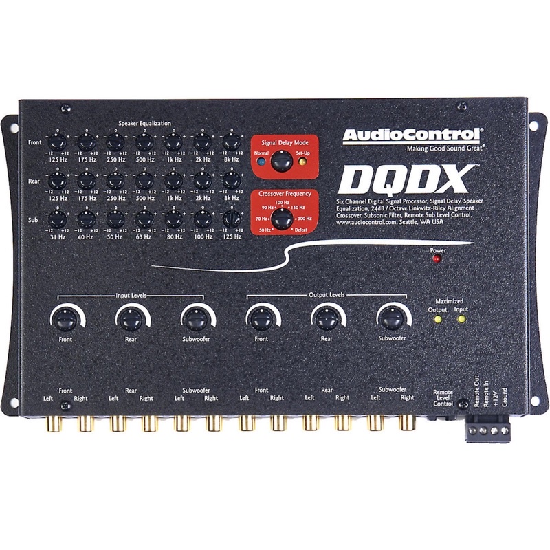 AudioControl DQDX Performance Digital Signal Processor with EQ ...