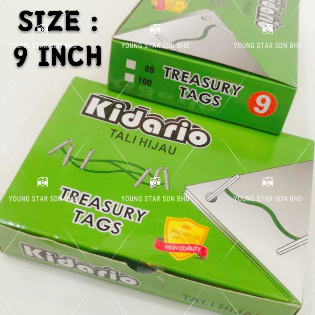 KIDARIO Treasury Tags / Tali Hijau ( KTT ) Premium & high quality green ...