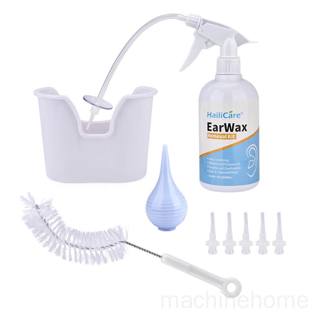 Ear Wax Removal Tool Kit Ear Irrigation Cleaning Set Washer Bottle Ear ...