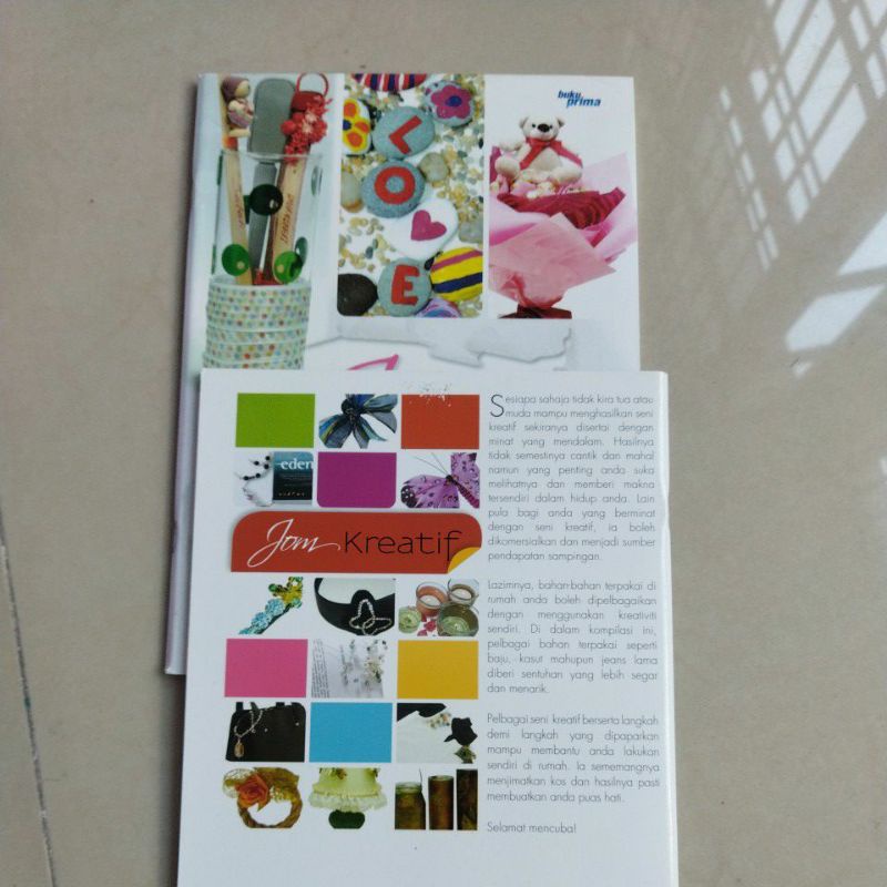 Buku DIY Kait,buku sulaman manik labuci,buku kain felt,buku stocking ...