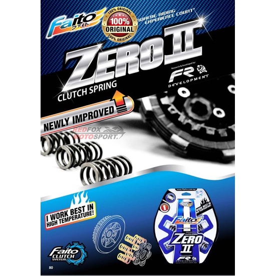 ORIGINAL FAITO RACING CLUTCH SPRING ZERO II EX5 / DREAM / WAVE125 ...