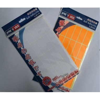 LTI Self Adhesive Label Sticker White / Colour (19mm x 50mm) 10sheet ...