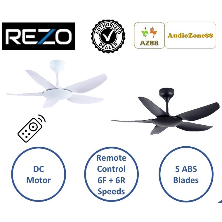 Rezo Ceiling fan with 5 blades Zetta 42" Baby Fan with DC motor ...