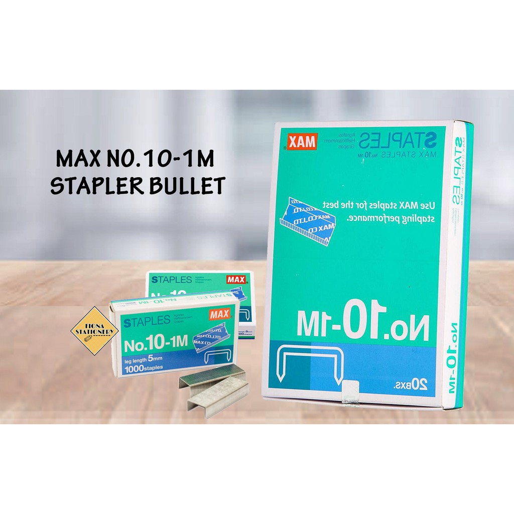 Max No.10-1M Stapler Bullet MAX 订书钉 | Shopee Malaysia