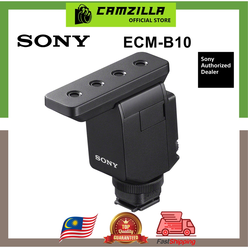 Sony ECM-B10 Compact Camera-Mount Digital Shotgun Microphone - Malaysia ...