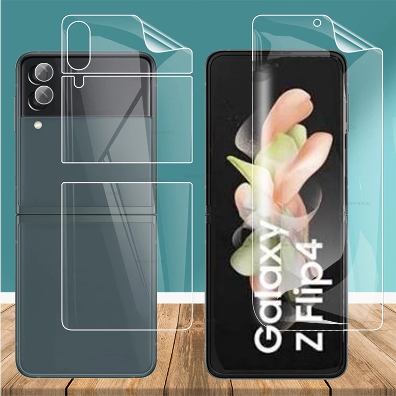 3-in-1 Back Protector +Front Hydrogel Film Screen protectors + lens ...