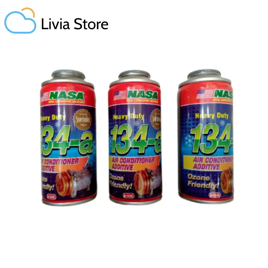 NASA R134a/R12 Heavy Duty Air Conditioner Additive 100ml Air Cond Compressor Oil (2 in 1 ...
