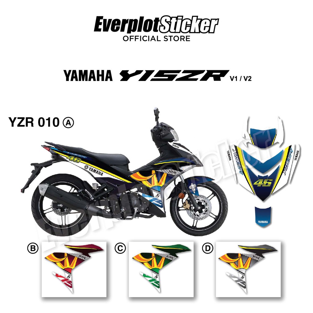 🔥ReadyStock🔥 YAMAHA Y15ZR Rossi Design Full Body Sticker | Shopee Malaysia