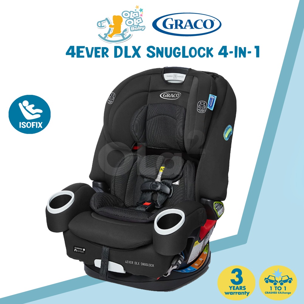 Graco 4Ever DLX SnugLock 4-In-1 Convertible Car Seat | Shopee Malaysia