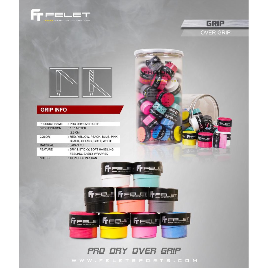 FELET PRO DRY OVERGRIP(JAPAN PU) | Shopee Malaysia