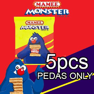 MAMEE AYAM / BBQ / PEDAS FLAV Monster Family Pack 25gm x 5pcs(LOOSE ...