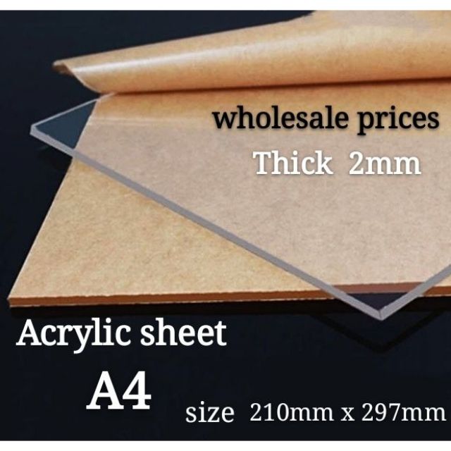 A4 Acrylic sheet 2mm x 210mm x 297mm | Shopee Malaysia