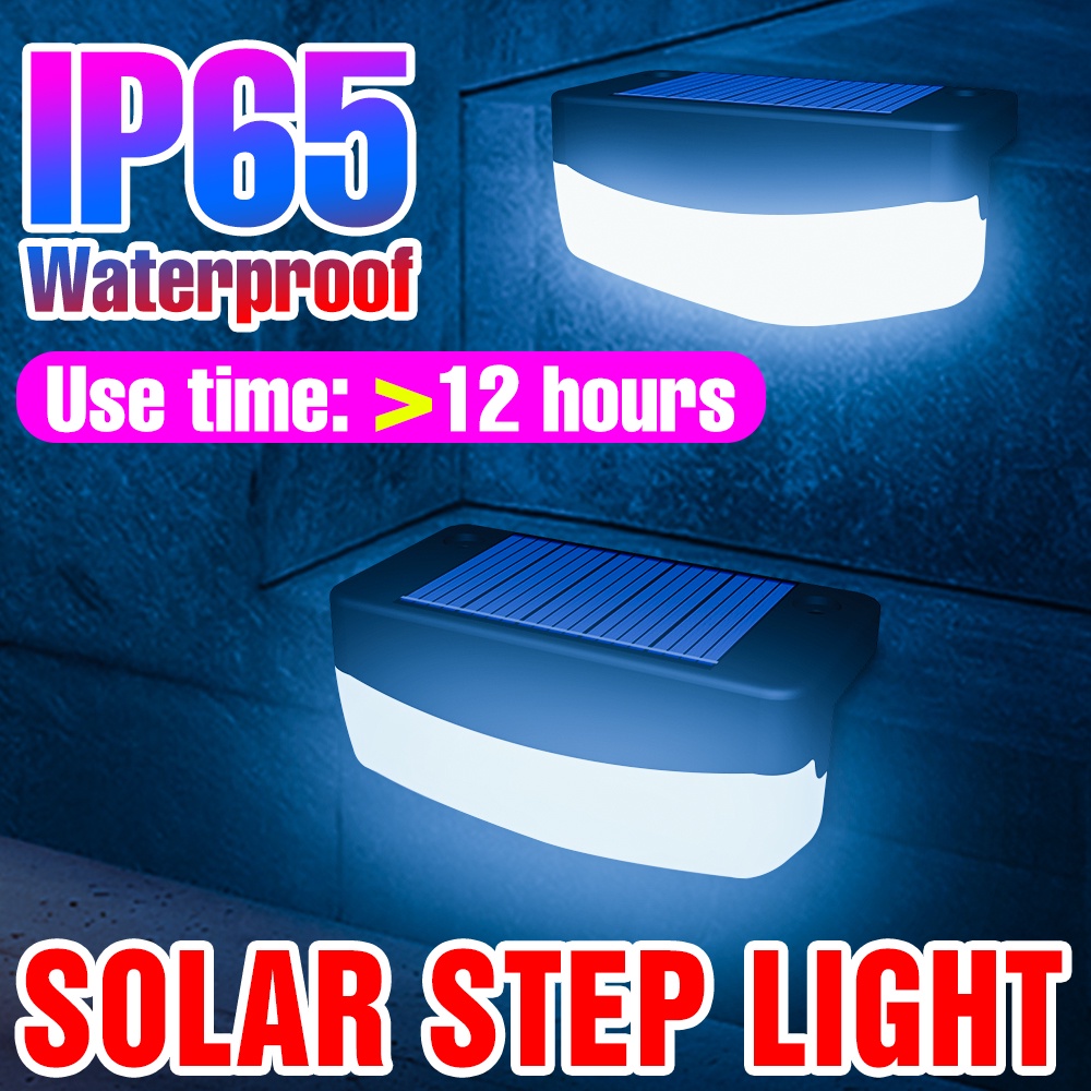 IP65 Waterproof Stairs Solar Light Outdoor Garden Night Lights Step ...
