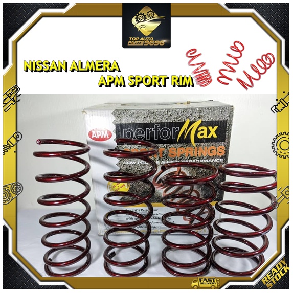 APM PERFORMAX NISSAN ALMERA N17 SPORT SPRING ( 4 PCS ) | Shopee Malaysia