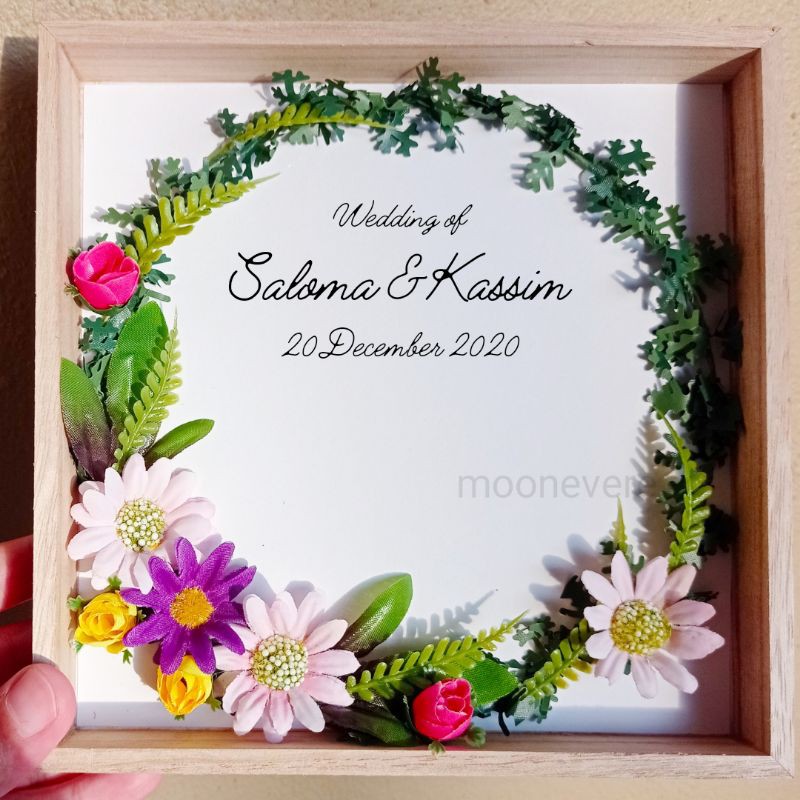 🔥READY STOCK🔥FRAME DUIT HANTARAN MURAH BAJET BUNGA CANTIK KAHWIN MAS ...
