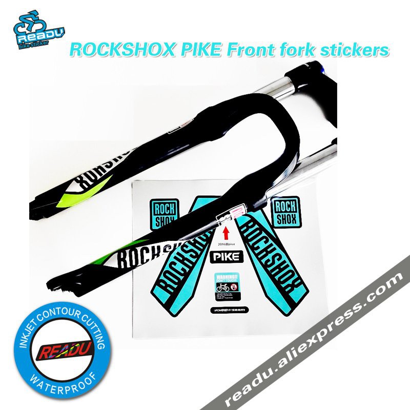 rockshox pike Front fork sticker PIKE mountain bike front fork stickers ...