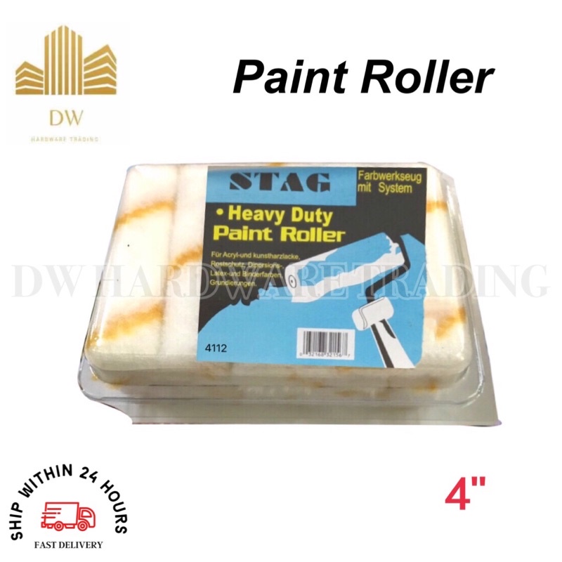 🔥Ready Stock🔥4" STAG Heavy Duty Paint Roller | Shopee Malaysia