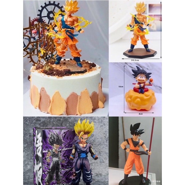 Dragon Ball No box Action Figure Sun Goku Sun Gohan Decorations Cake ...