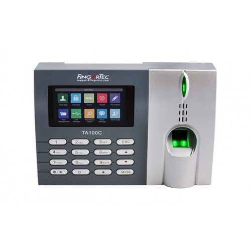 FINGERTEC-TA100C FINGERPRINT TIME ATTENDANCE SYSTEM (FP/PIN) | Shopee ...