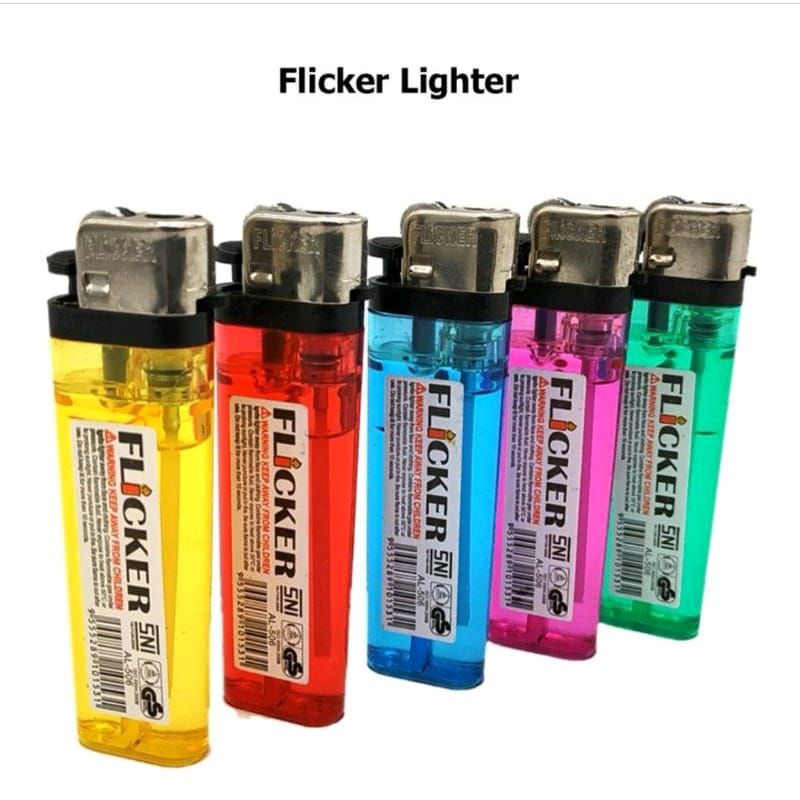 KR8535/KR8536 FLICKER Disposable Gas Lighter Bai Da Ready Stock(1Pc ...