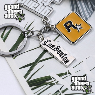Hot Sale Car Keychain PS4 GTA 5 Grand Theft For Fans Xbox PC Rockstar ...