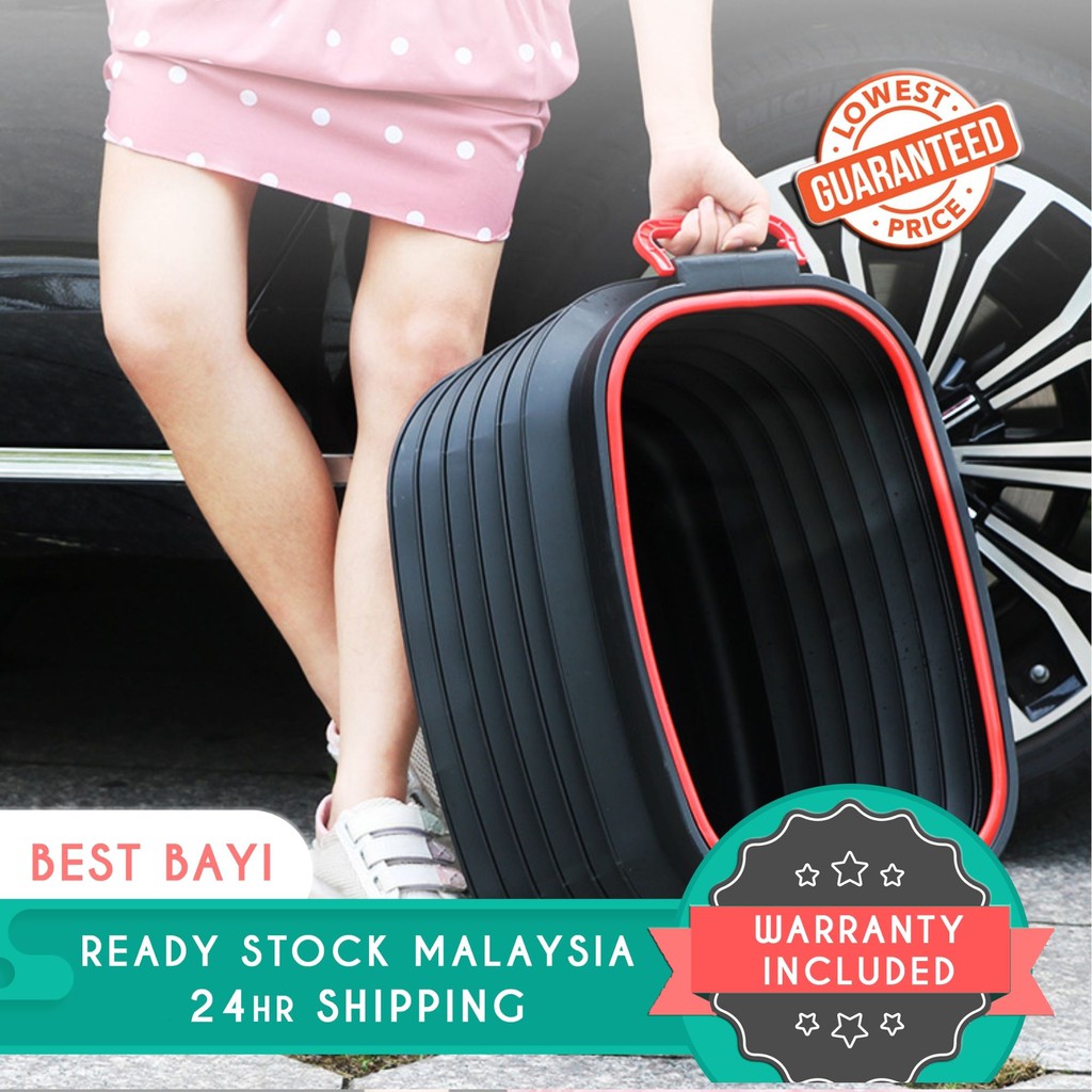 Collapsible Car Boot Storage Box Organizer Big [37L/60L] Portable Light ...